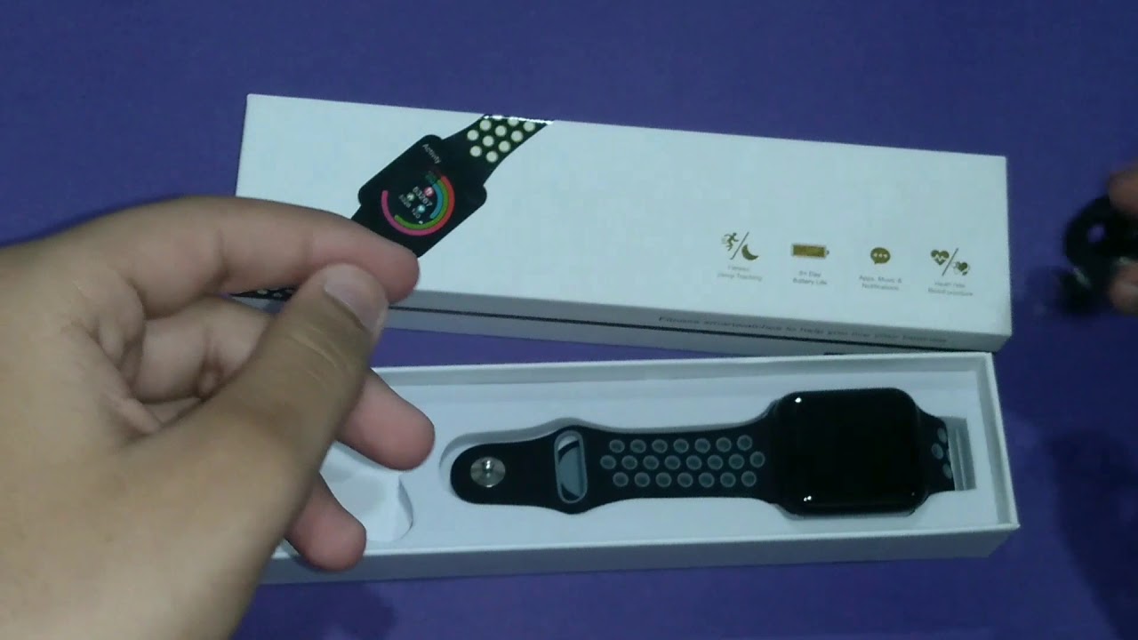 Smart watch f8 | apple watch clone | unboxing - YouTube