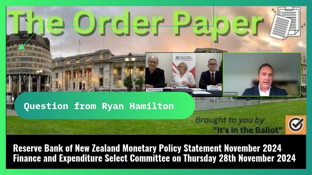 Reserve Bank of New Zealand Monetary Policy Statement November 2024 ...
