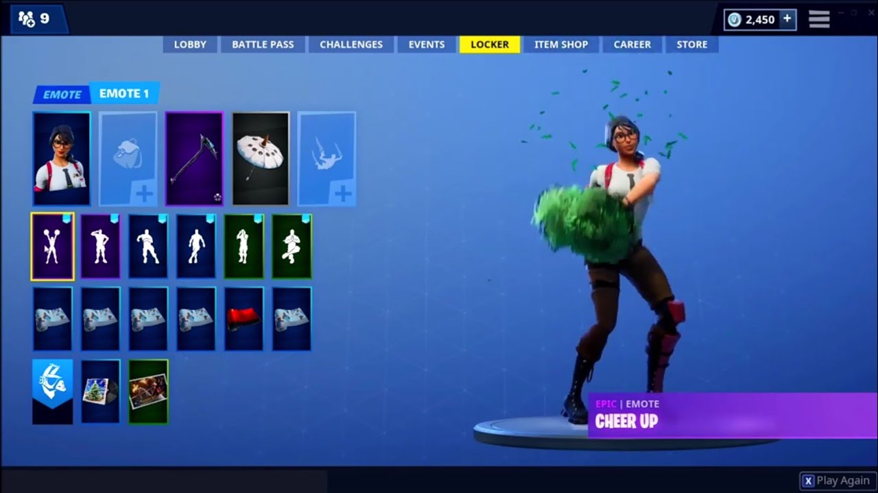 New Dance Emote "Cheer Up" - Fortnite - YouTube