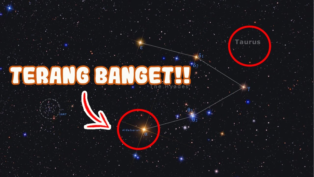 Fakta Bintang Aldebaran, Paling Terang di Rasi Taurus! - YouTube