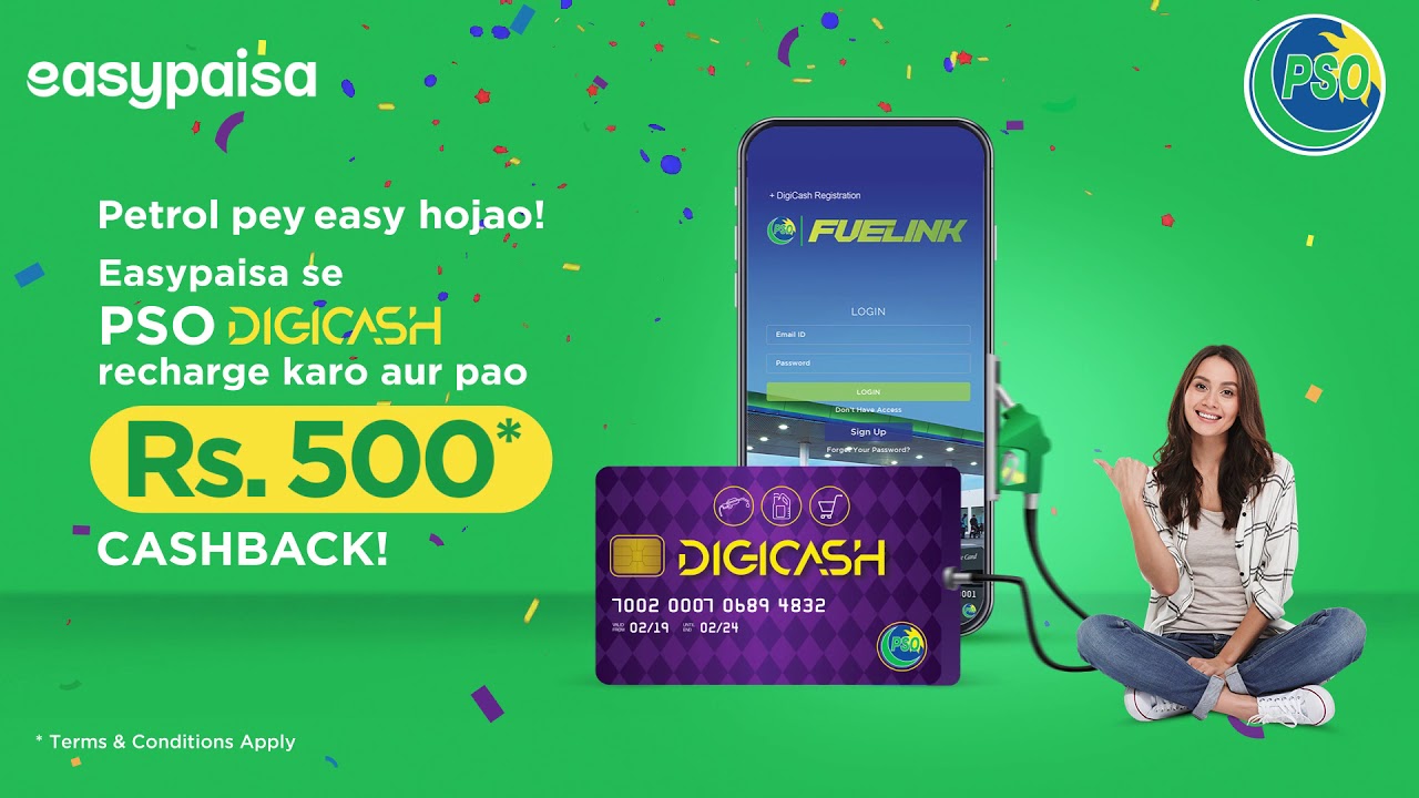 Get 20% cashback on DIGICASH top up through Easypaisa! - YouTube