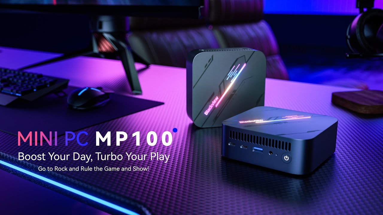 Blackview MP100: Flagship AMD Mini PC | Unleash Ultra-Fluid Gaming and Workflow Magic - YouTube
