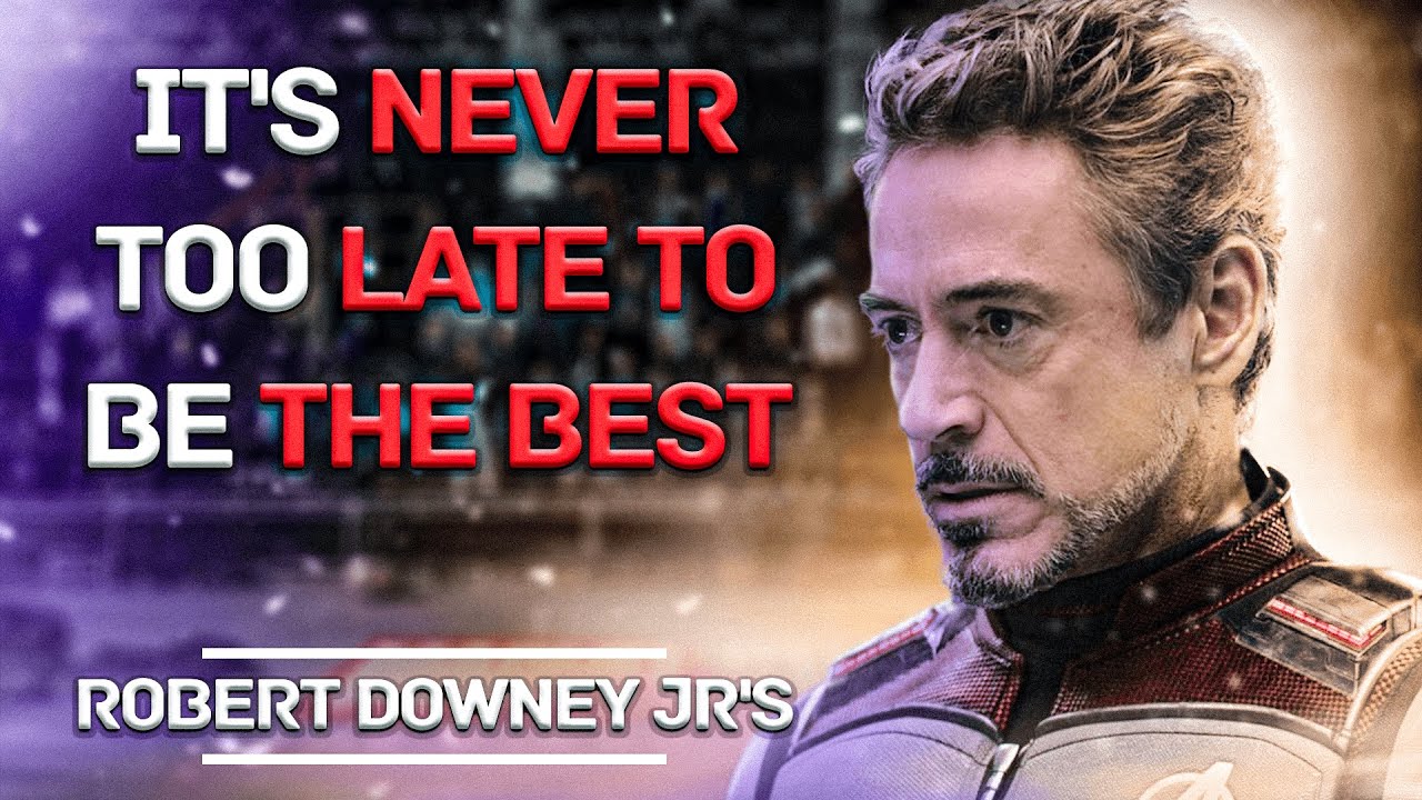 IT'S NEVER TOO LATE TO BE THE BEST - Motivational Speech by Robert ...