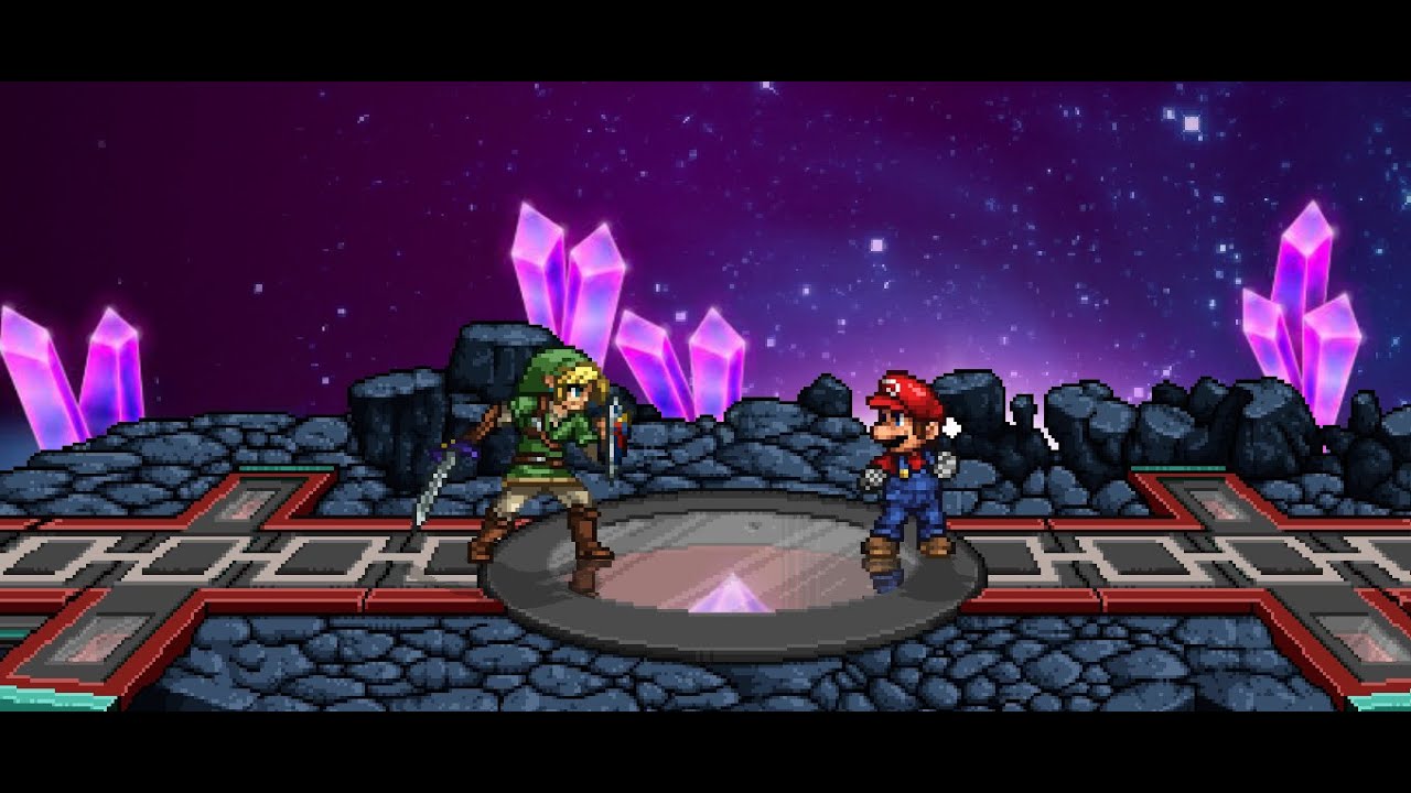 Mario bros vs Link (SSF2) - YouTube