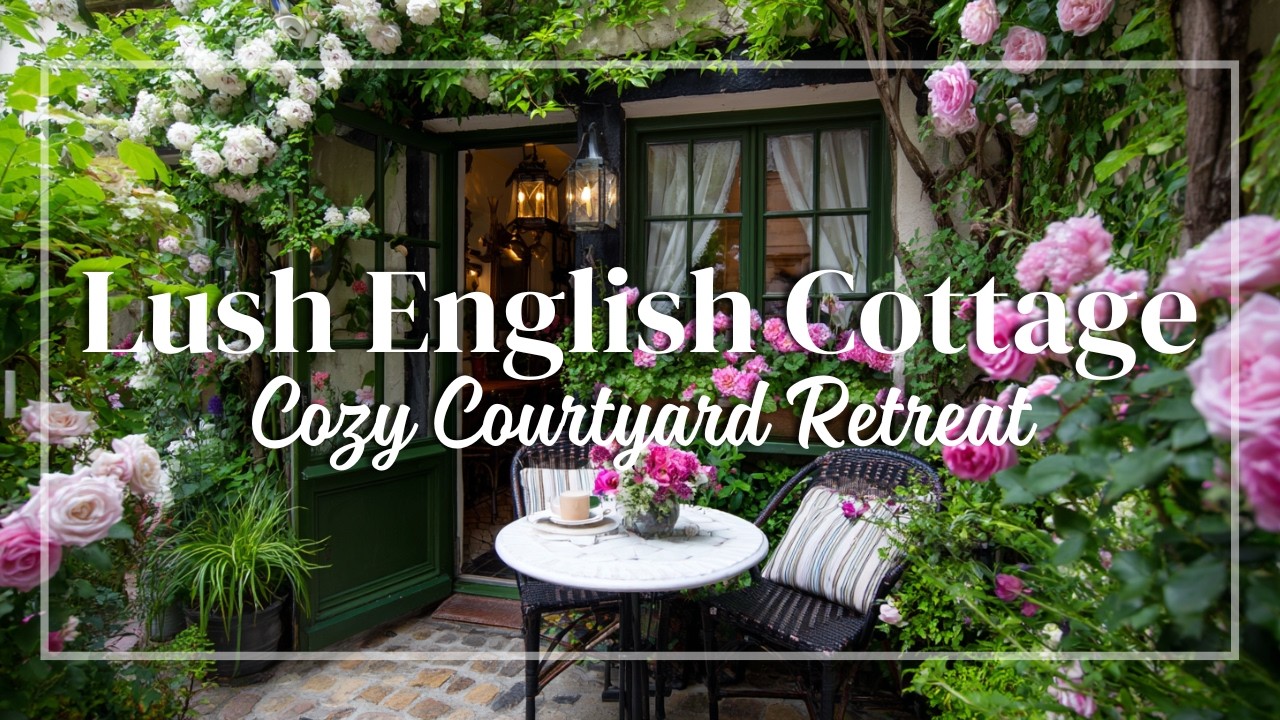 English Cottage Garden for Small Courtyards 🌼 Graceful Planting Ideas ...
