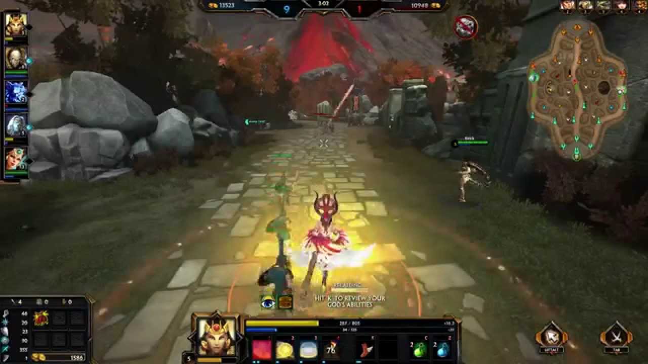 Smite Practice conquest - YouTube