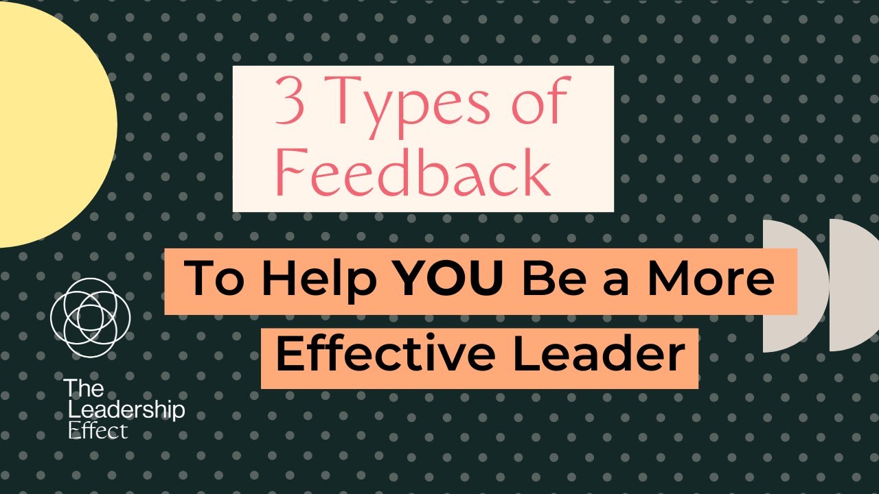 3 Types of Feedback - YouTube