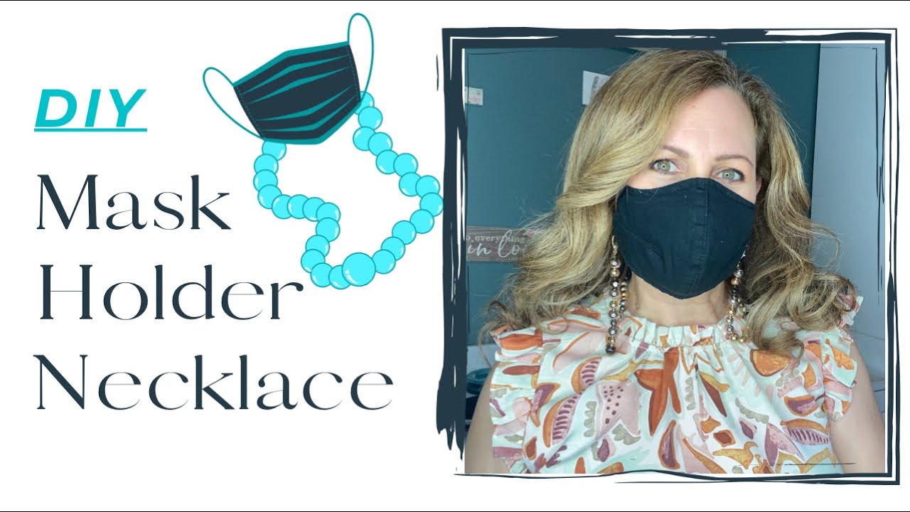 DIY Mask Holder | Mask Pearl Necklace | Mask Necklace | Mask Lanyard ...