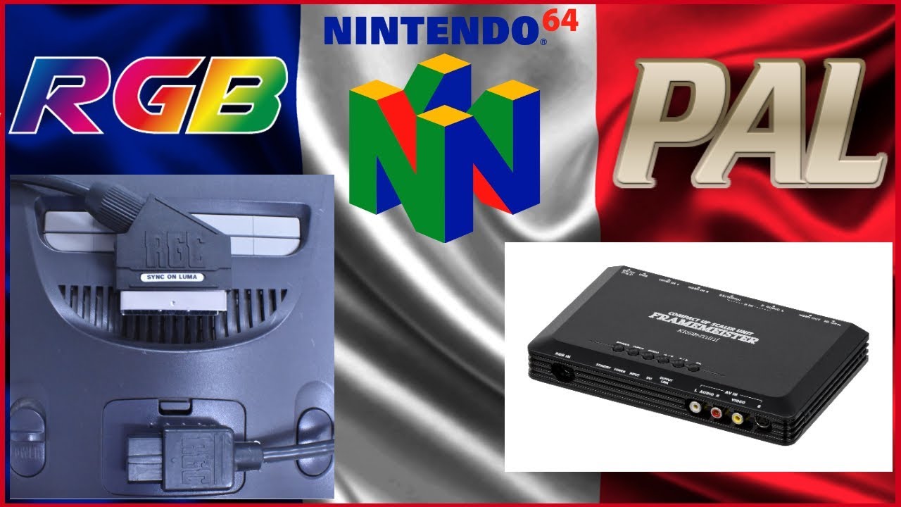 NINTENDO 64 PAL Francia RGB a prueba (test + próxima mejora) - Jacobo ...