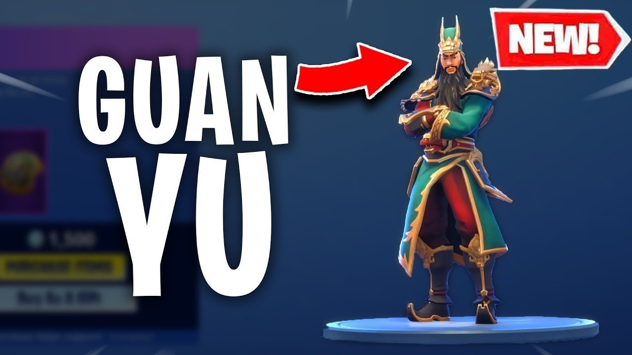 DYNASTY WARRIOR SKIN GUAN YU IN FORTNITE / PLAYING AT THE LAST HOURS OF ...