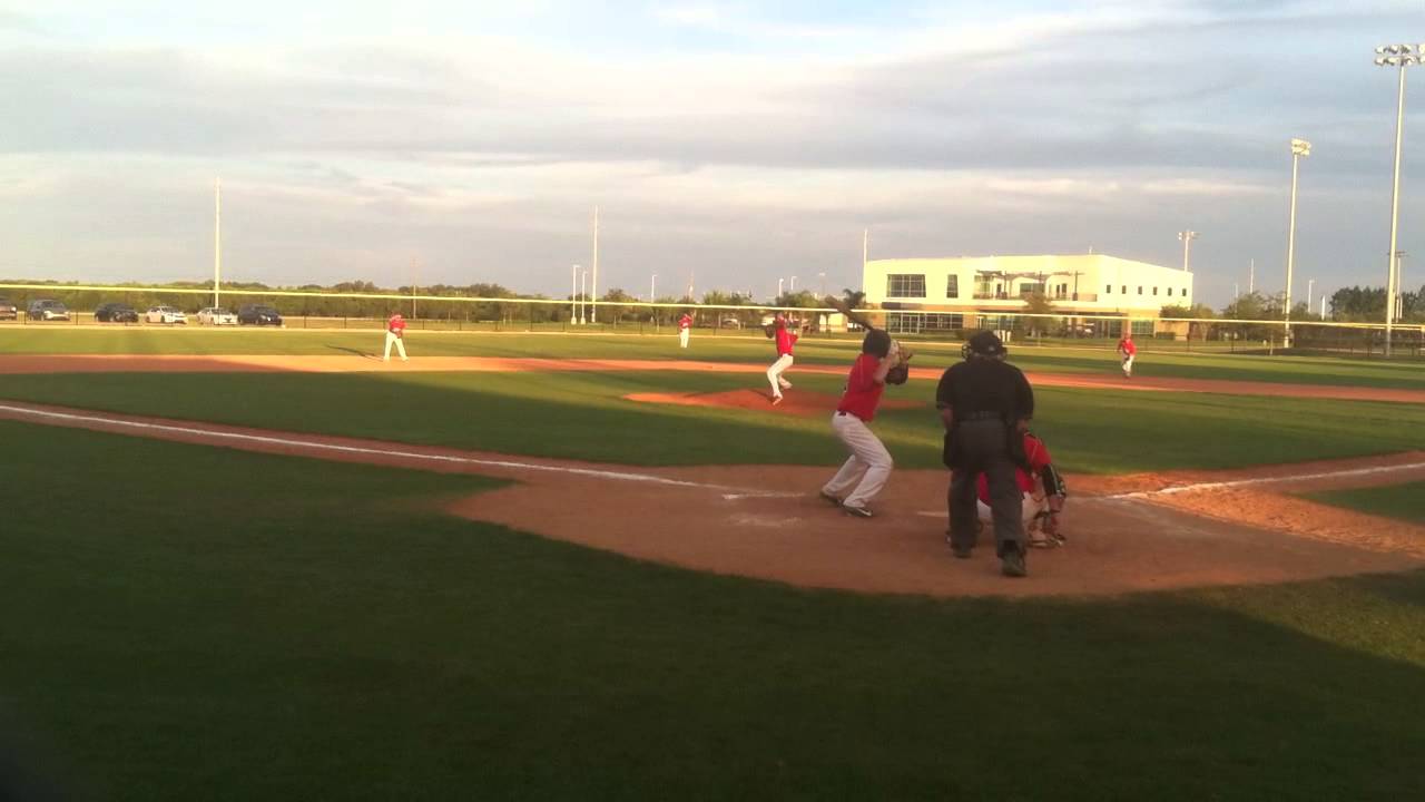 Trent Taylor with Brevard Aces doubles vs. Chet lemons Juice - YouTube