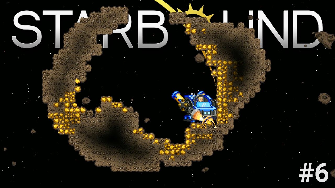 I MINED THE ENTIRE ASTEROID | Starbound #6 w/Steven - YouTube