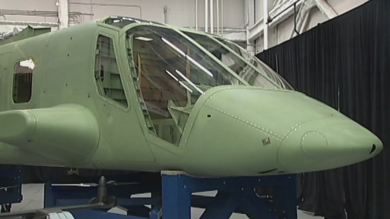 Spirit Aerosystems delivers 1st fuselage for new helicopter - YouTube