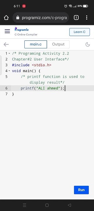 Chapter#2 Programming Activity 2.2 (Solution) Class 10 Computer Science - YouTube