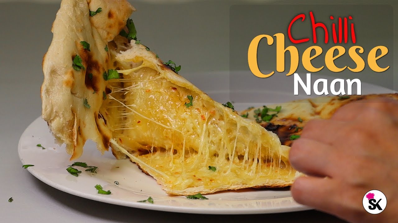Chilli Cheese Naan Recipe on Tawa without Over and Tandoor by Suriya's ...