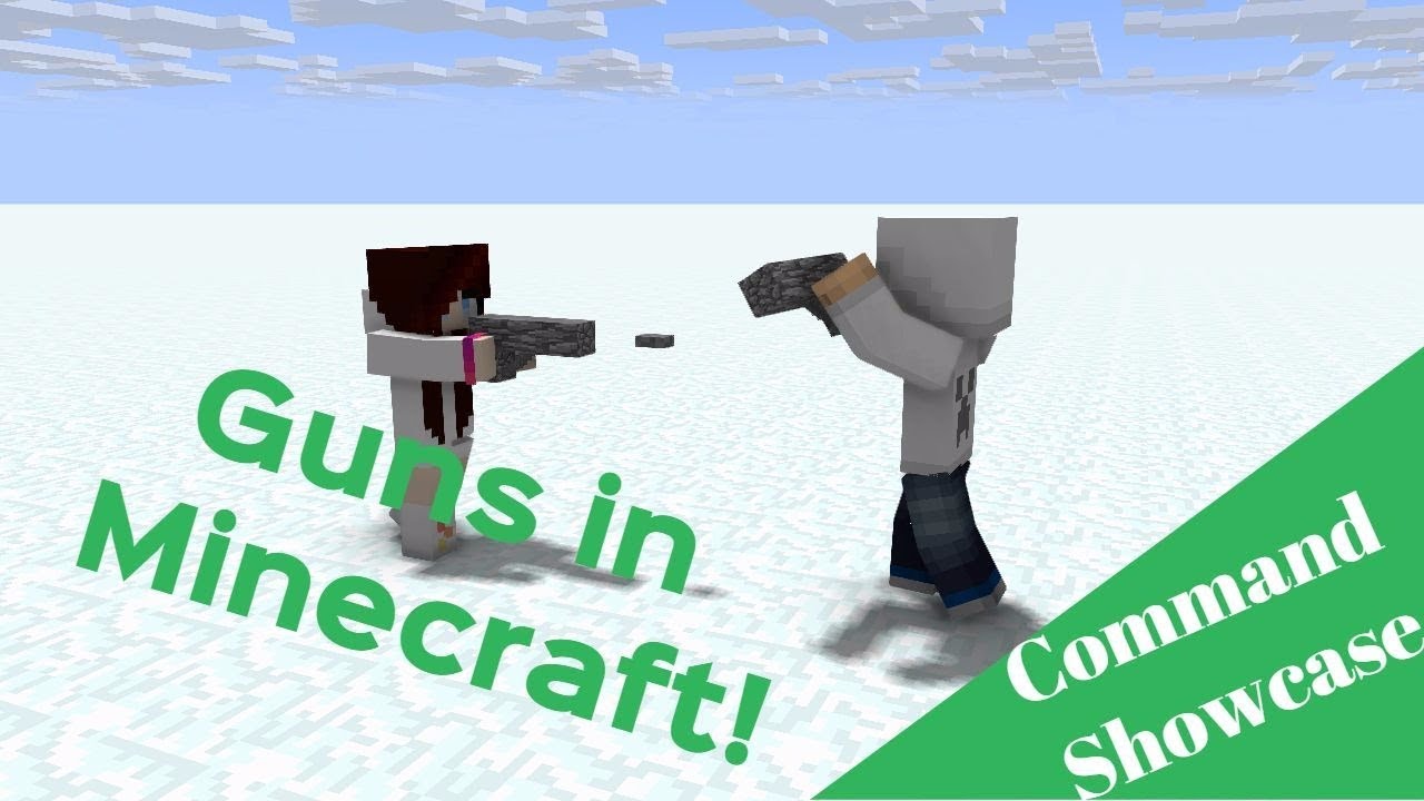 Working GUNS in Minecraft! (Minecraft 1.12 Command Showcase) - YouTube