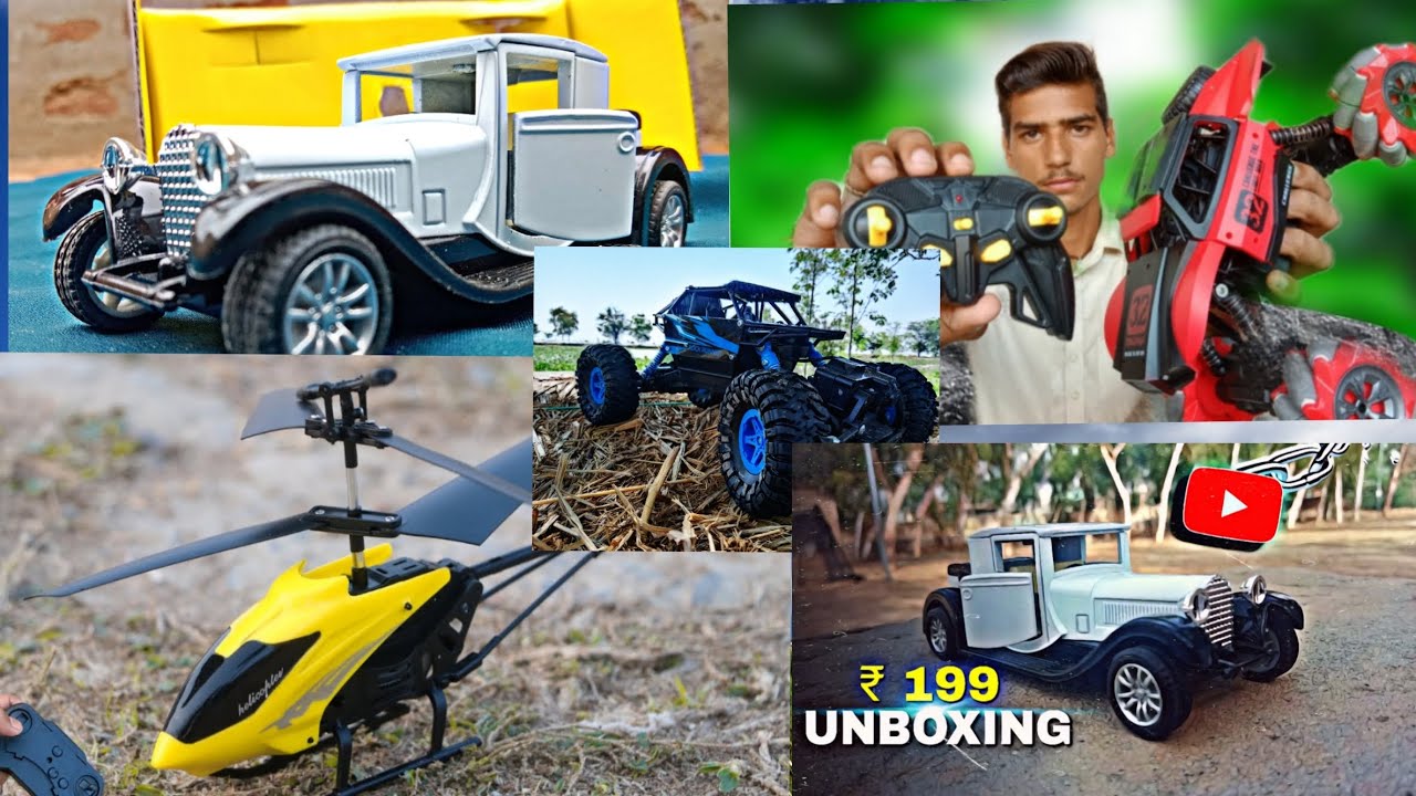 top 5 crazy toy unboxing review || remote control copter boy collection by crazy toy xyz - YouTube