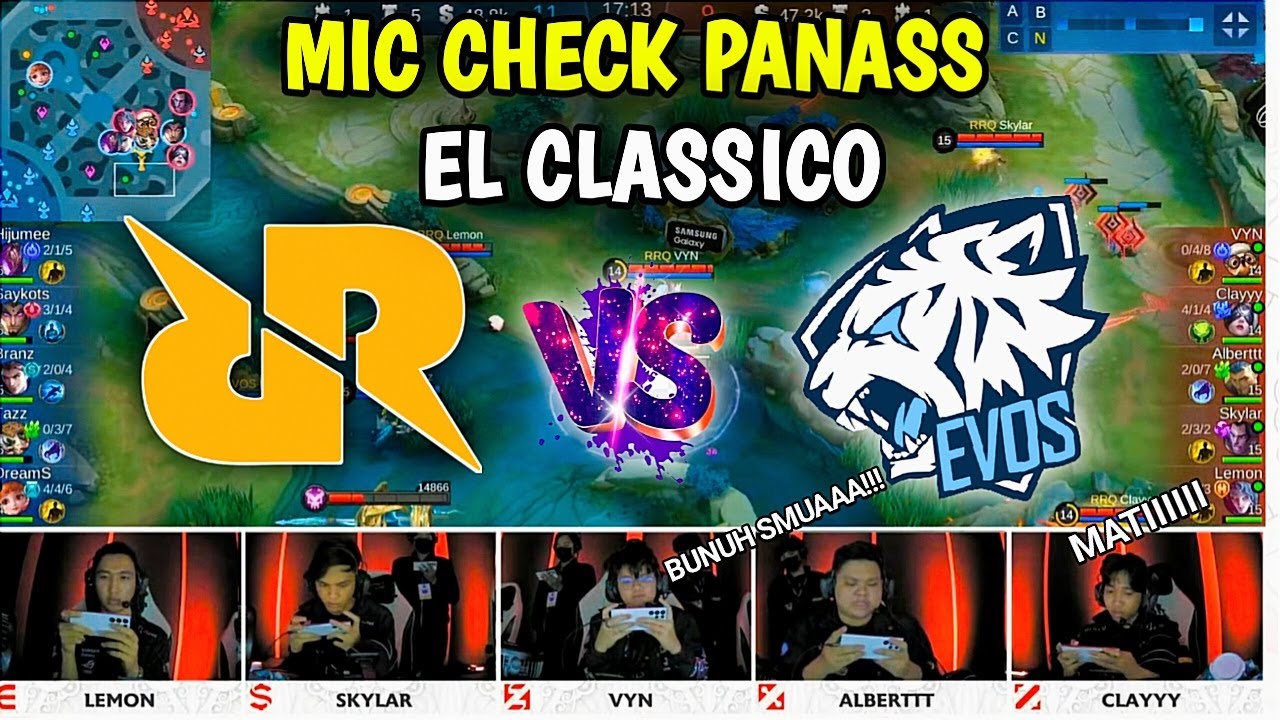 MIC CHECK RRQ VS EVOS!! MPL ID SEASON 11 - YouTube