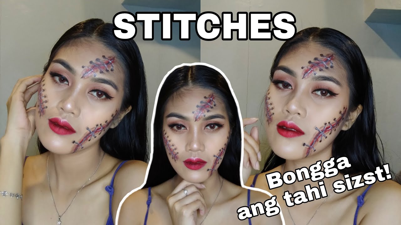 STITCHES MAKEUP LOOK for Halloween 🎃 - YouTube