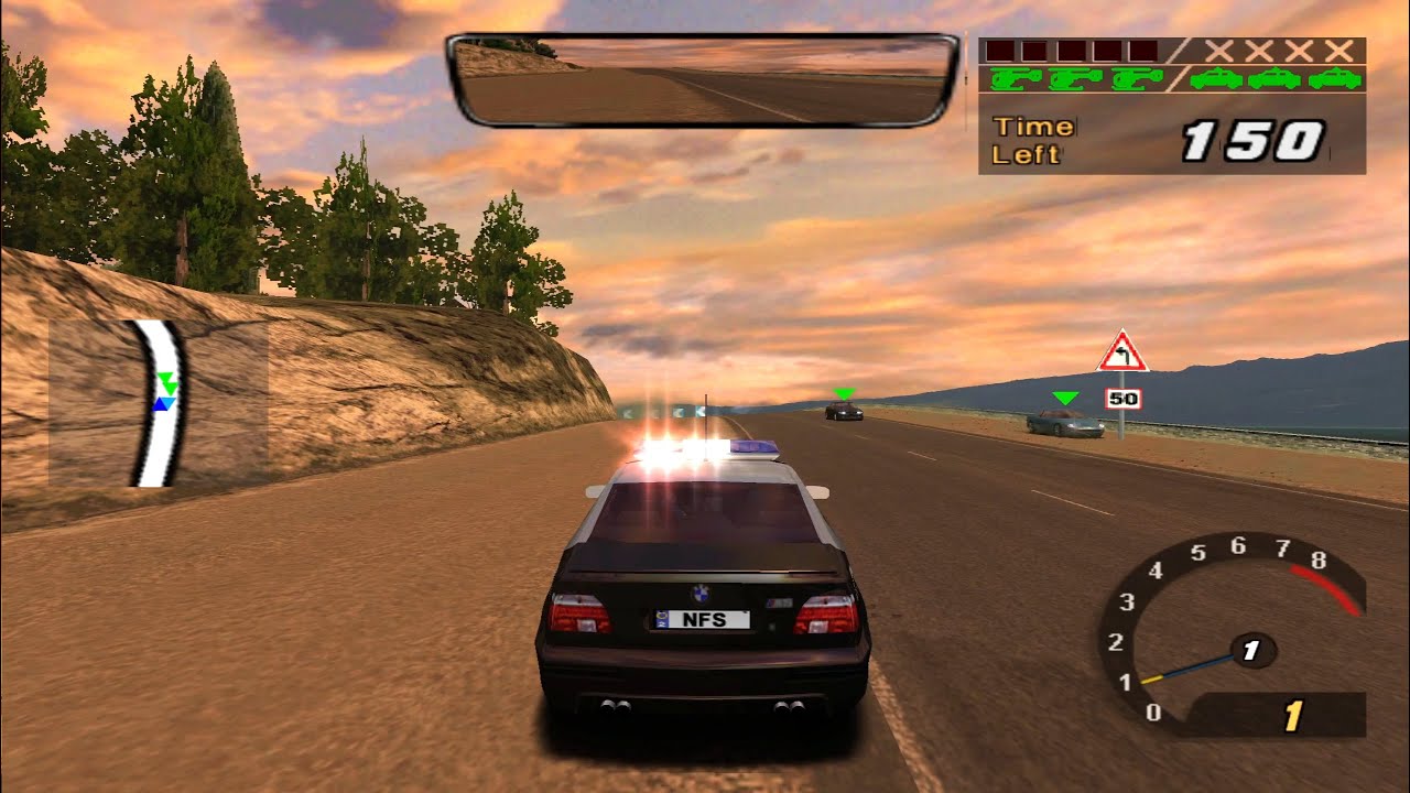 NFS HP2 Hot Pursuit, Event 09, Pursuit BMW M5 Challenge - YouTube