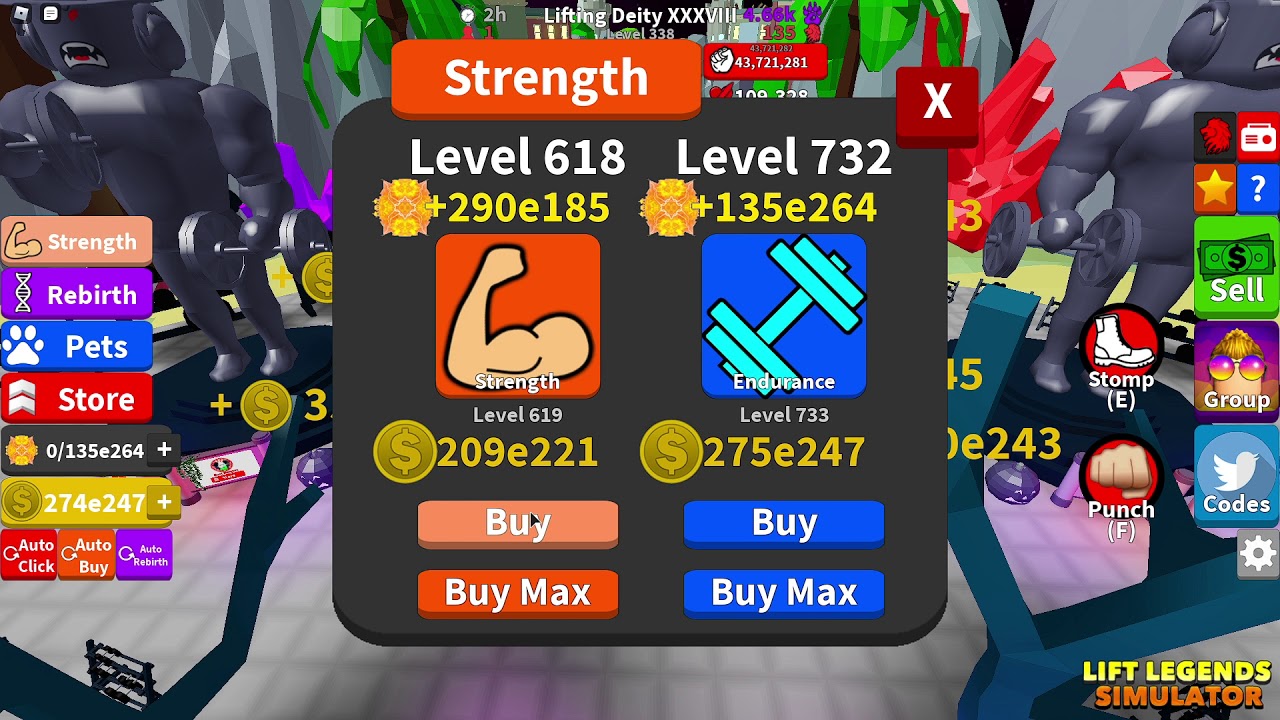 Roblox Exploiting - 💪 Lift Legends Simulator 👻 - Lift Legends Simulator ...