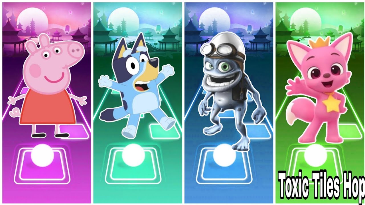 Peppa Pig 🆚 Bluey 🆚 Crazy Frog 🆚 Pinkfong | Who Is Win🎯🏆🏆 - YouTube