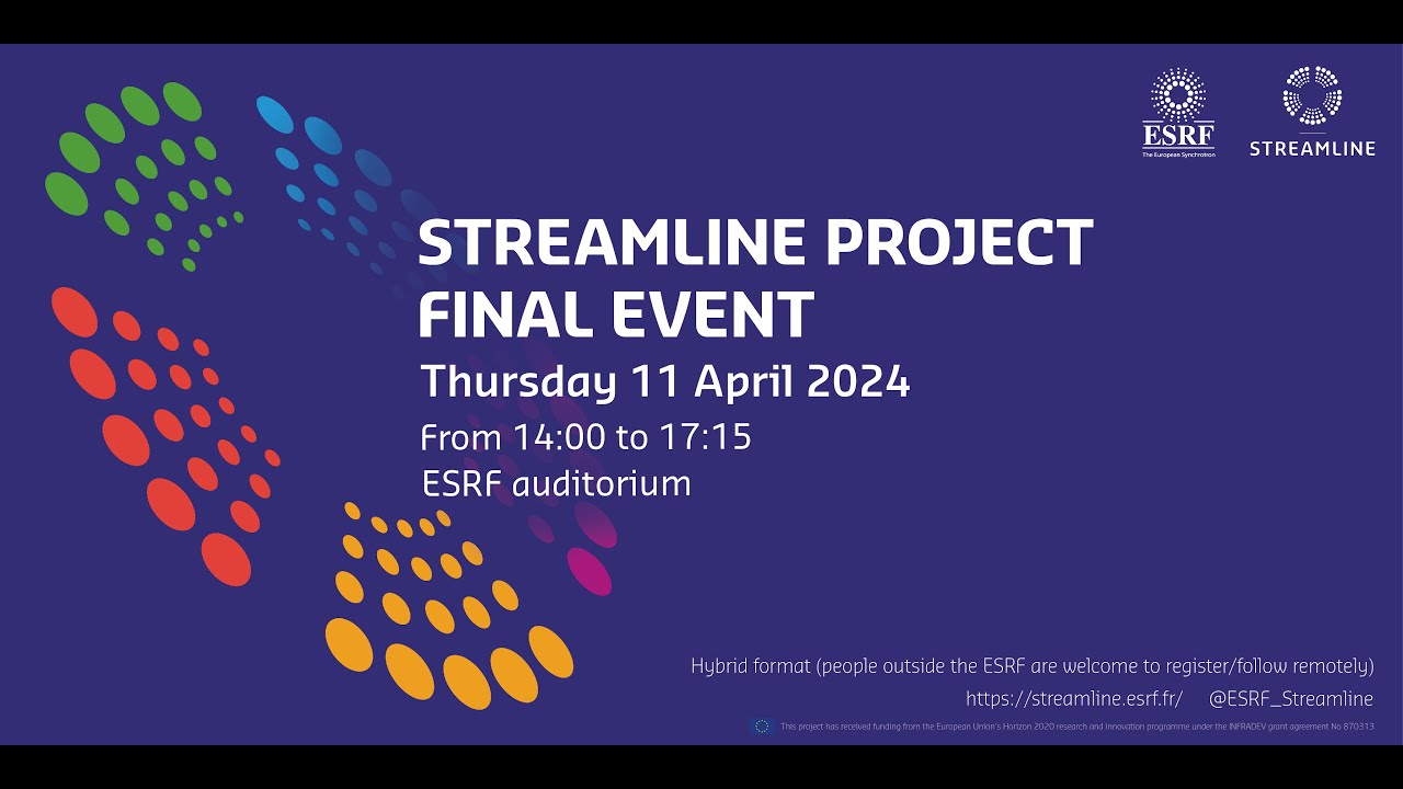 Streamline Final event Introduction - M. Krisch - YouTube