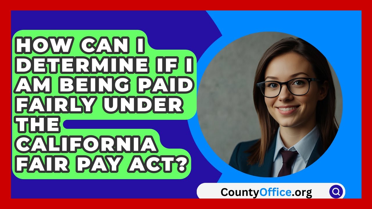 How Can I Determine If I Am Being Paid Fairly Under the California Fair ...