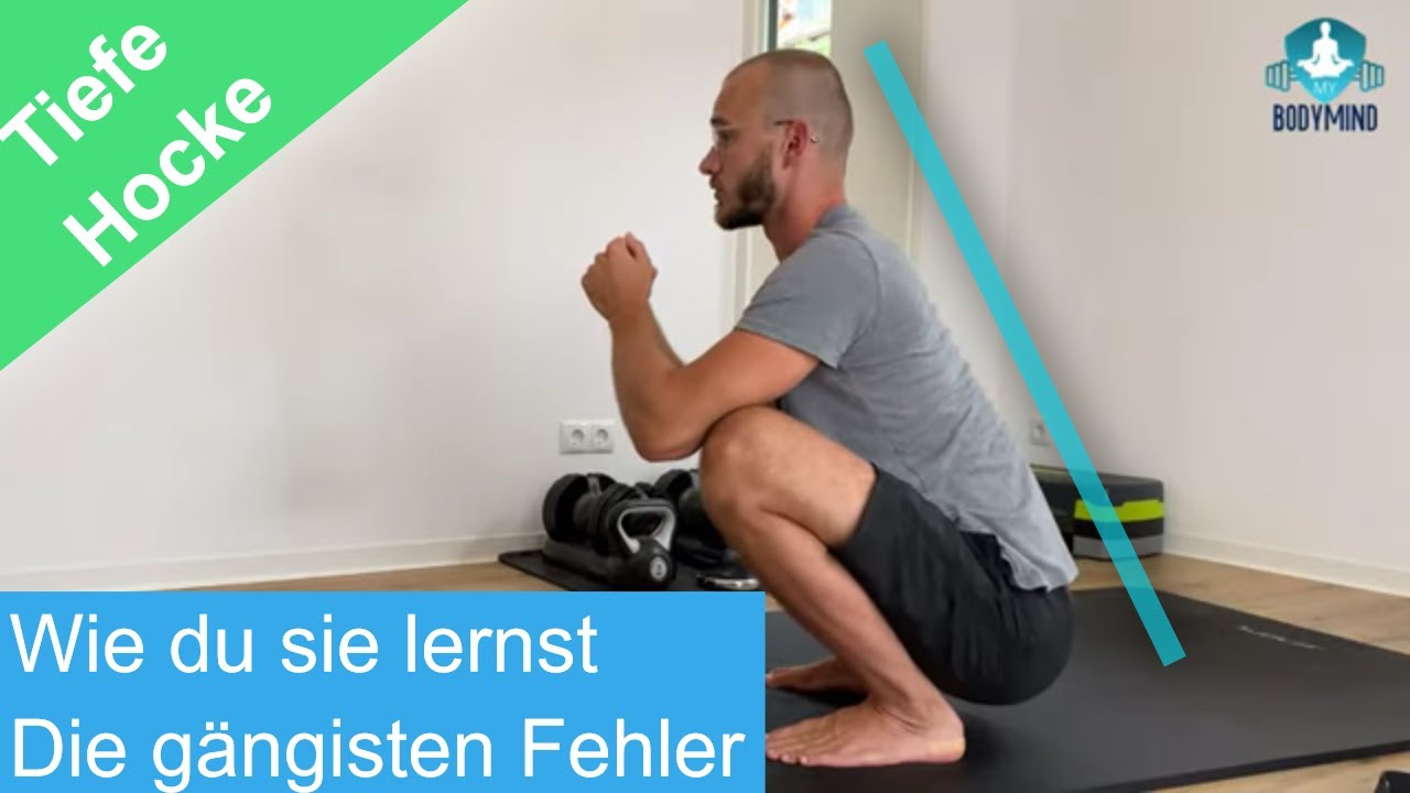 Tiefe Hocke lernen - Sitzen wie ein Kind - YouTube