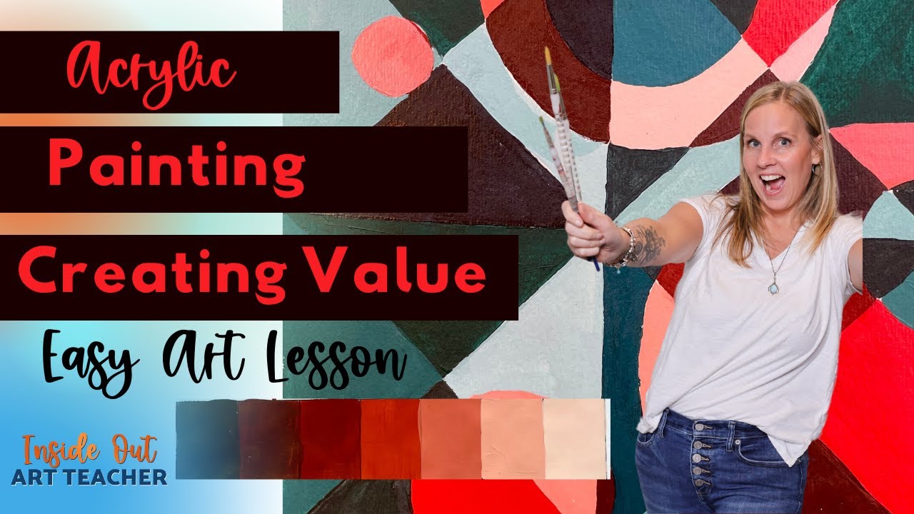 How to Create Tints and Shades of a Color Without Using Black | Acrylic ...