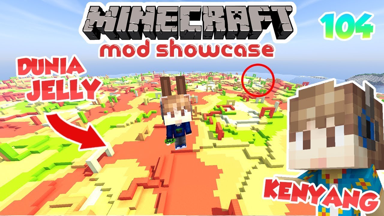 ASIKNYA MENJELAJAH DUNIA JELLY, PERMEN DAN COKLAT - MINECRAFT MOD ...