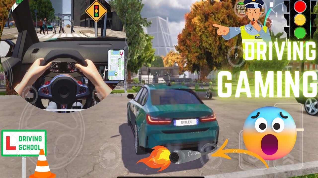 Driving school 🔴 Grg Gamer playing | Mobile Game play | Simulator Evo ...