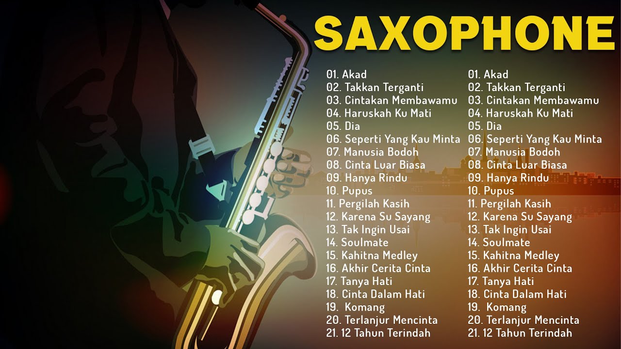 SAXOPHONE NOSTALGIA TEMBANG KENANGAN PALING DICARI 2024 HIT'S POPULER ...