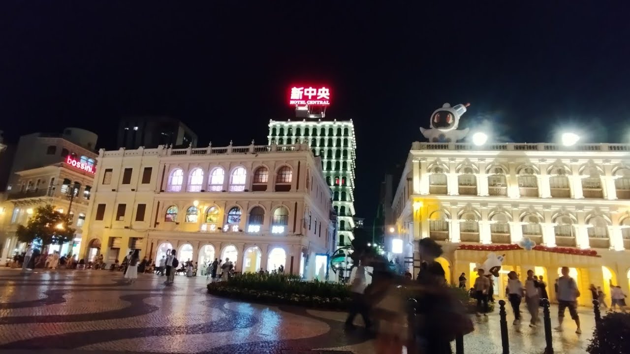 beautiful night at San malo macau - YouTube