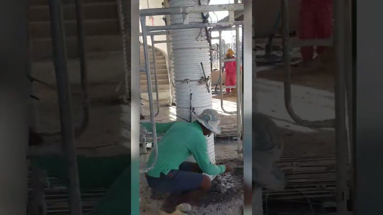 How To Create Column With Concrete amazingconstruction YouTube How To Create Column With Concrete amazingconstruction YouTube