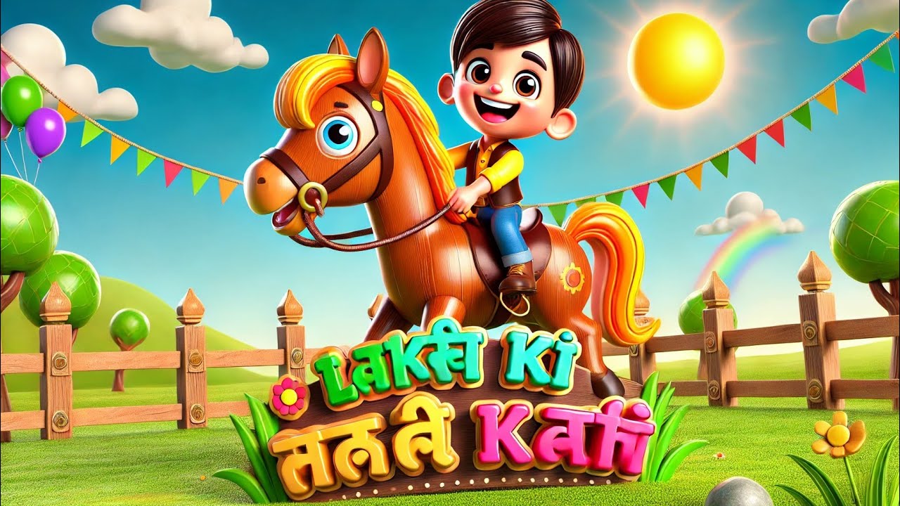 Lakdi Ki Kathi Gaane Ki Kahani | Bachpan Ki Yaadon Ka Safar#cartoon ...