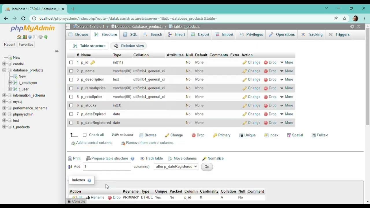 Create Database (MySQL) & Normalization - YouTube
