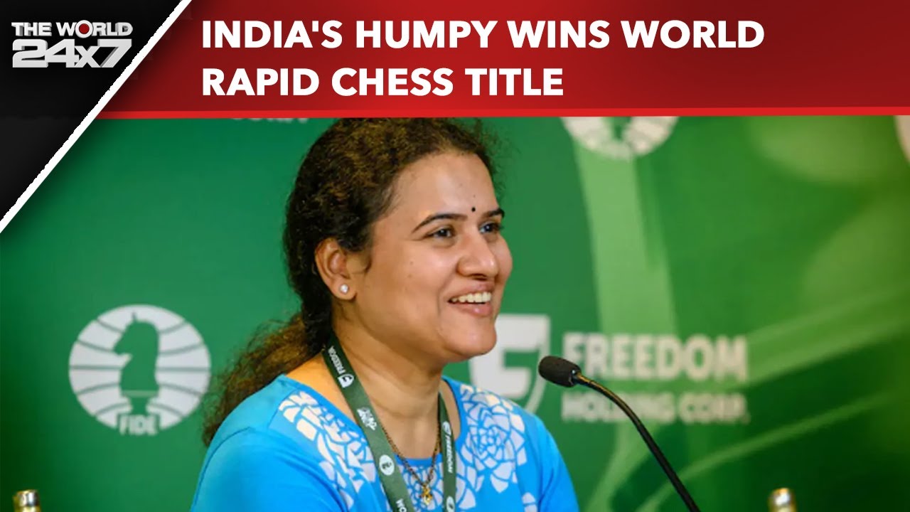 Koneru Humpy | India's Koneru Is World Champ: Humpy Wins World Rapid ...