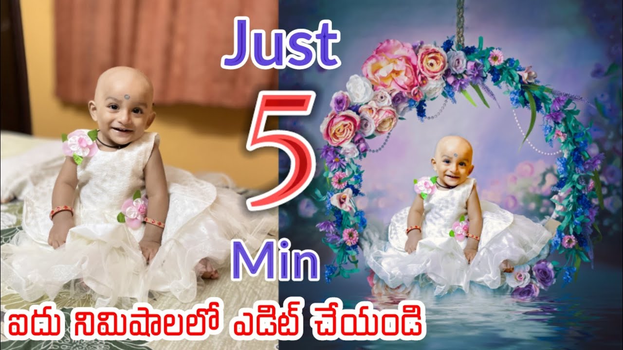 Baby Photo Editing || Picsart || Lightroom - YouTube