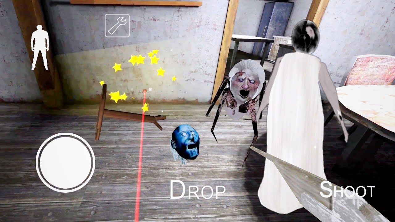 Granny Invincible Spider Angeline And Laser Traps In New Update ...