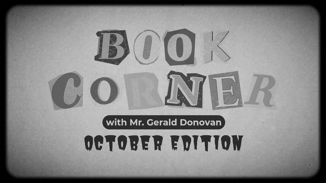 Book Corner with Mr. Gerald Donovan: October Edition - YouTube