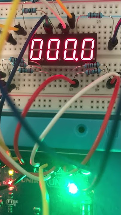 4digit 7Segment display with Arduino - YouTube