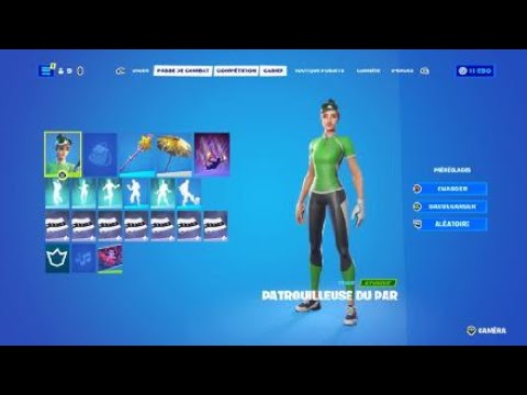 Fortnite j'achète le skin patrouilleuse du par - YouTube