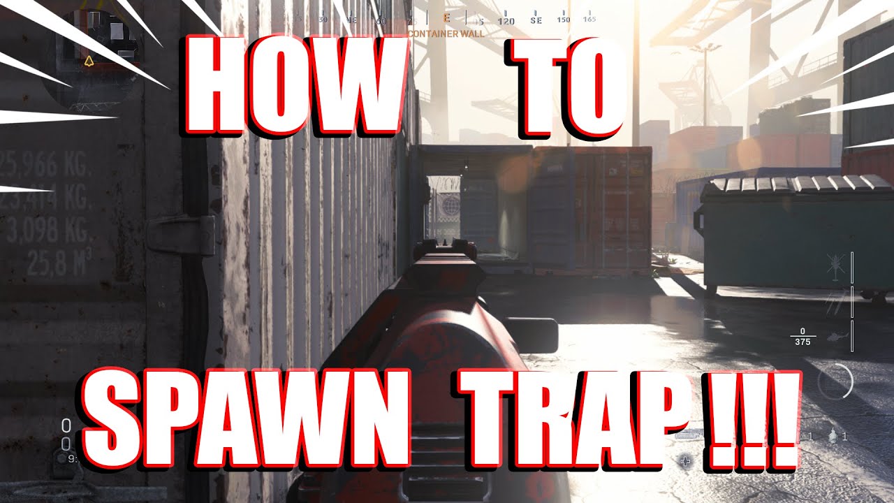 HOW TO SPAWN TRAP SOLO ON SHIPMENT IN MODERN WARFARE | BEST MODERN WARFARE BIZON CLASS SETUP ...