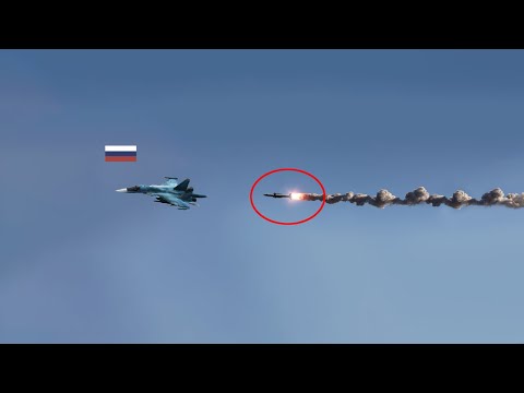 Ukrayna'nın karadan havaya füzesi, Rus Su-34 savaş uçağını vurdu, pilot anında öldü.