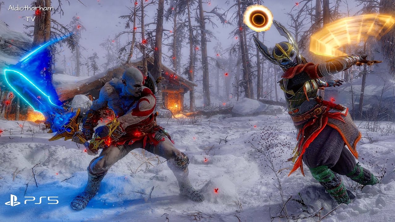 Freya Meets The Blade Of Olympus - God Of War Ragnarok - YouTube