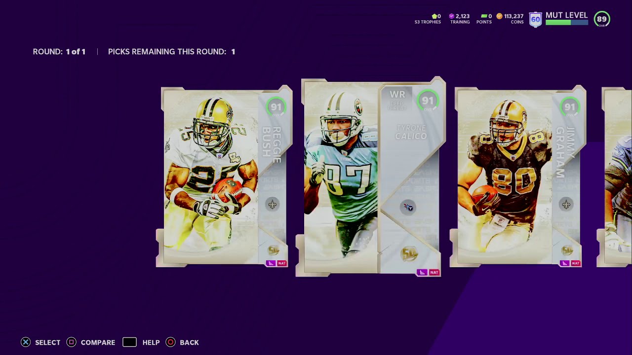 Choosing My Free NAT 50 Player Weeks 1-7 Madden 21 Ultimate Team - YouTube