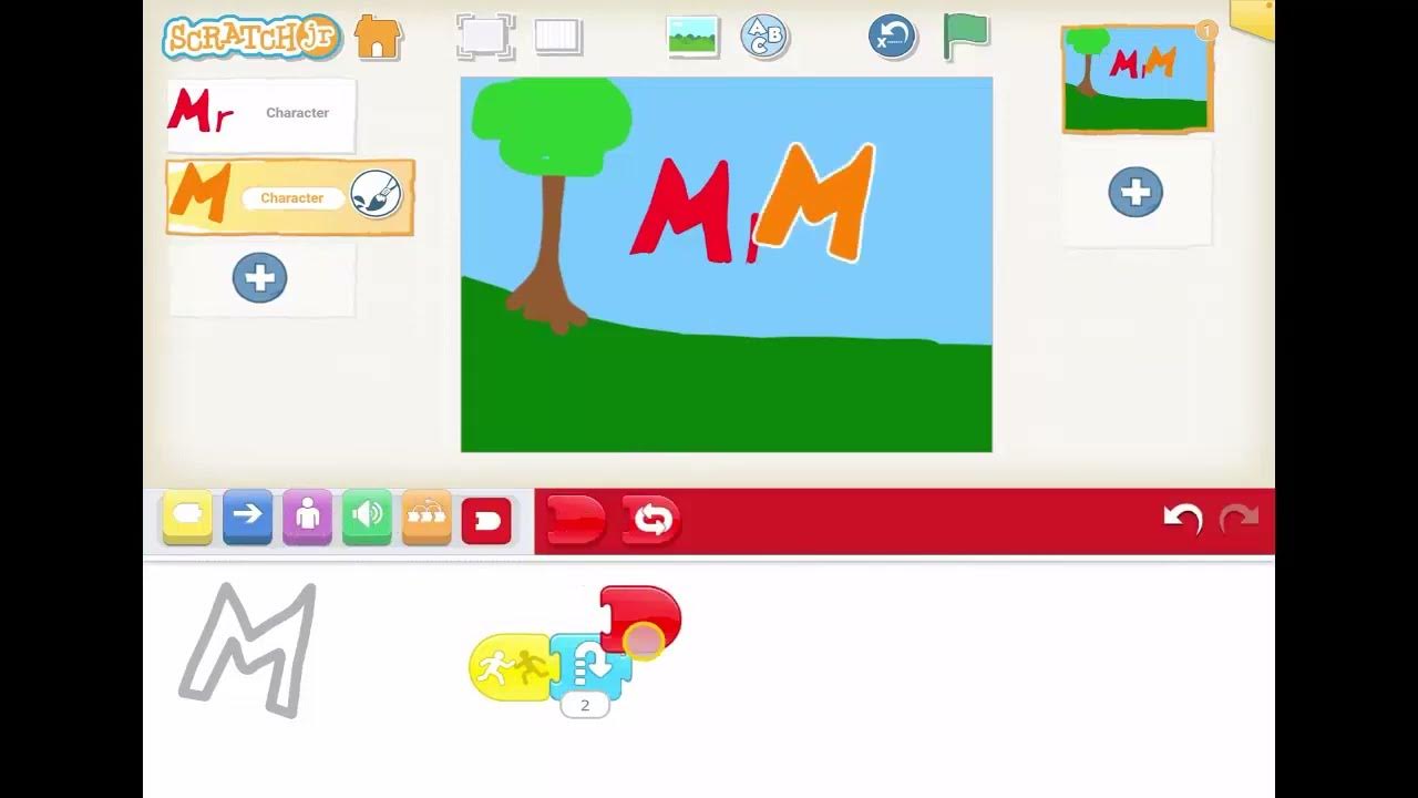 Scratchjr Lesson 6 My Own Characters Youtube