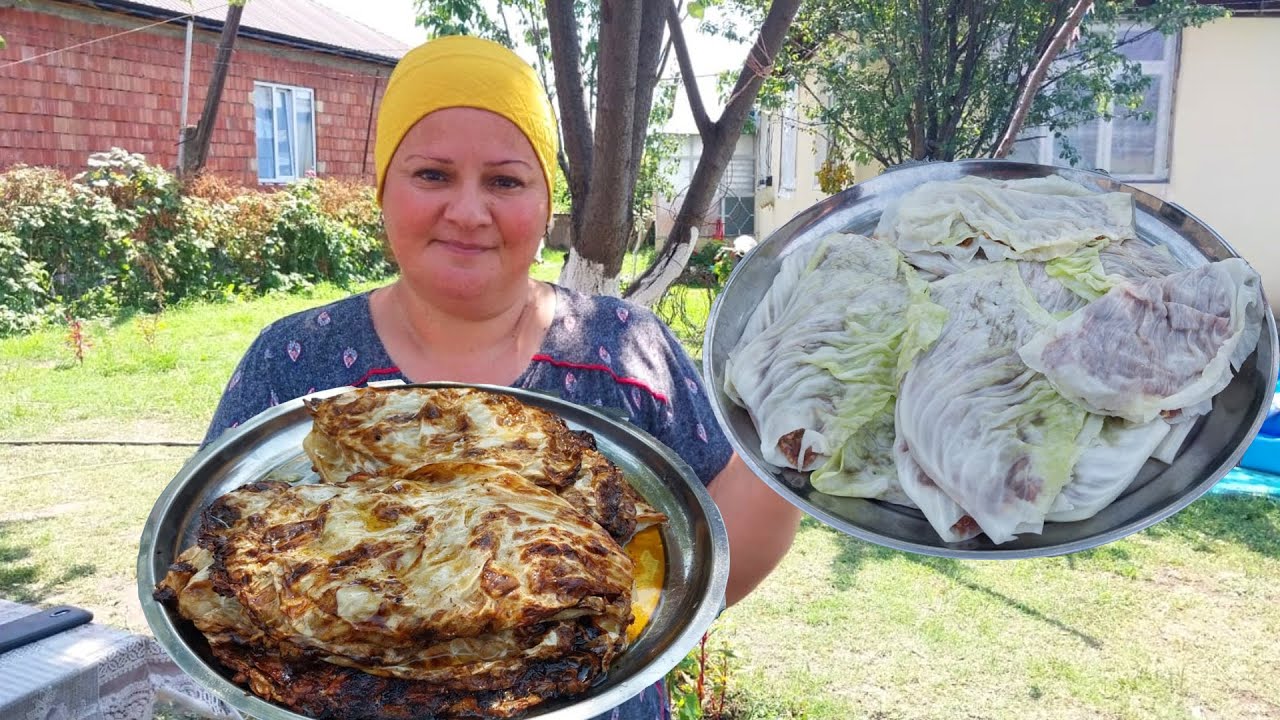 Recipe for Cooking Kutab with Cabbage - Real Azerbaijani Kutab Recipe ...
