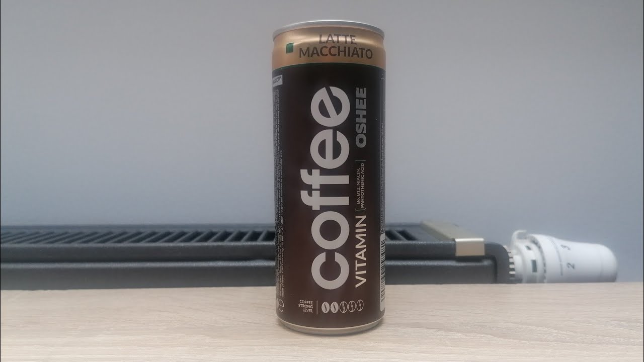 Oshee Vitamin Coffee Latte Machiato. Test i Recenzja. Lepsza od Monster ...